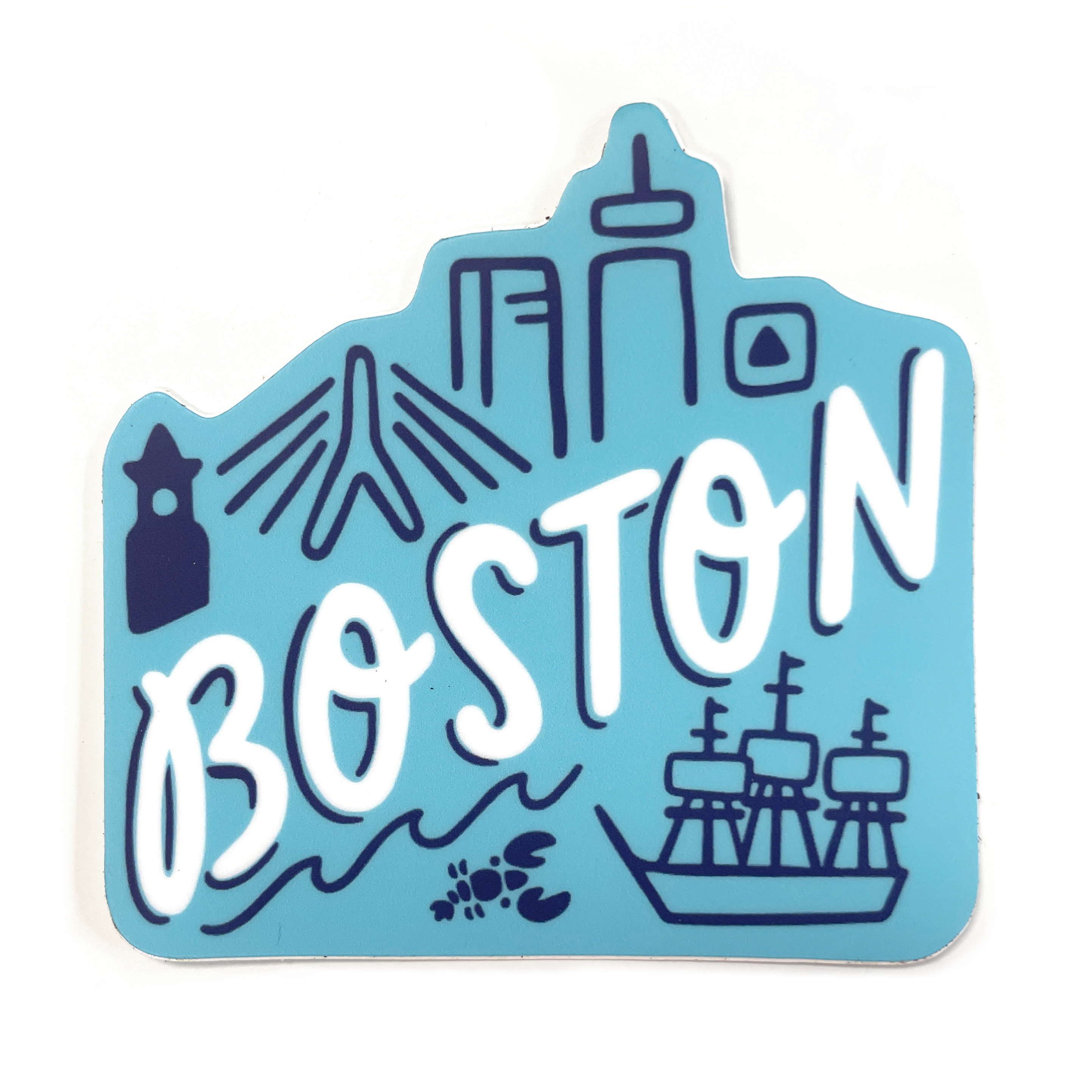 Boston City Vinyl Sticker – ohelloboston